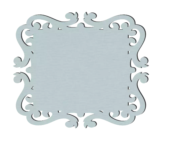 Porta Retrato Arabesco em MDF - Teteu Foto-Produtos